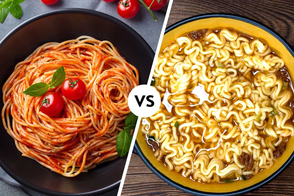 Noodles vs spaghetti - amaperbene.it